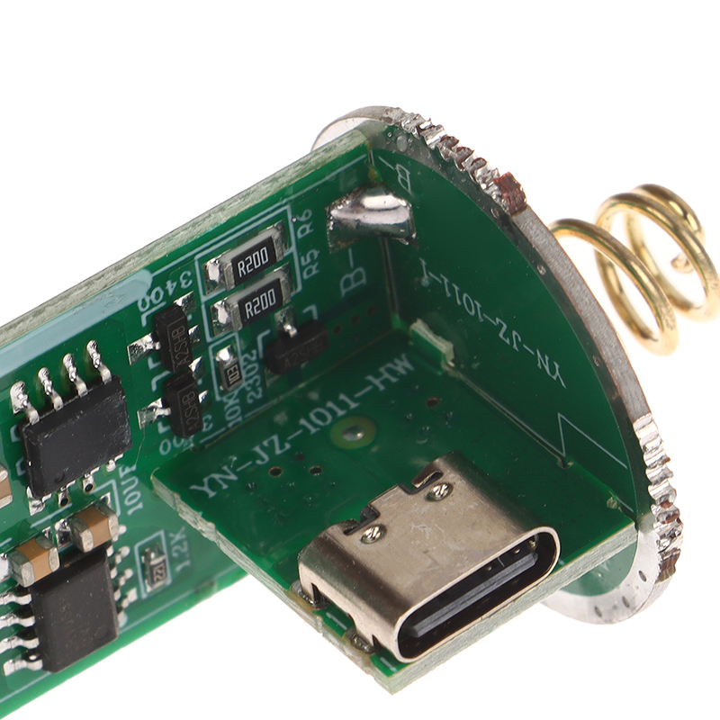 Flashlight Parts Switch Circuit Board 3.7V Type-C Micro USB Charging ...