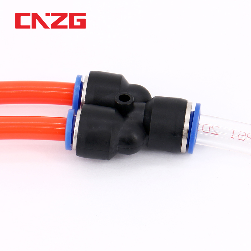 Pneumatic Fittings Water Pipes Connector 4-16mm Plastic Hose Quick ...