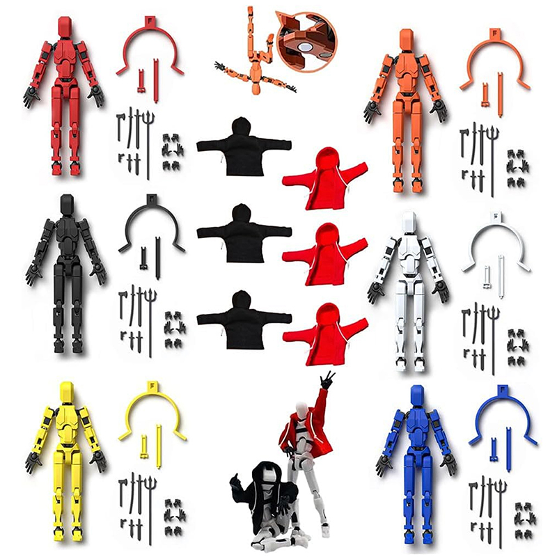 Hoodie Dummy13 Magnetic Action Figure Set Dummy 13 Action Figure With ...