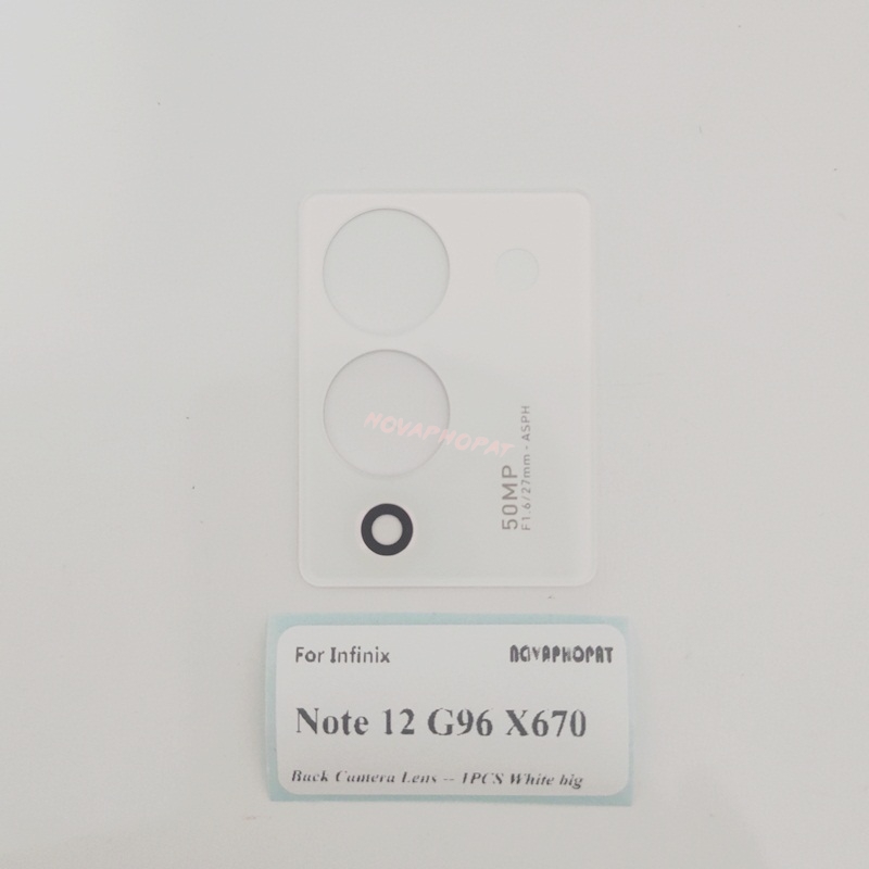 Novaphopat Back Rear Camera Glass Lens Glass Panel Cover For Infinix ...