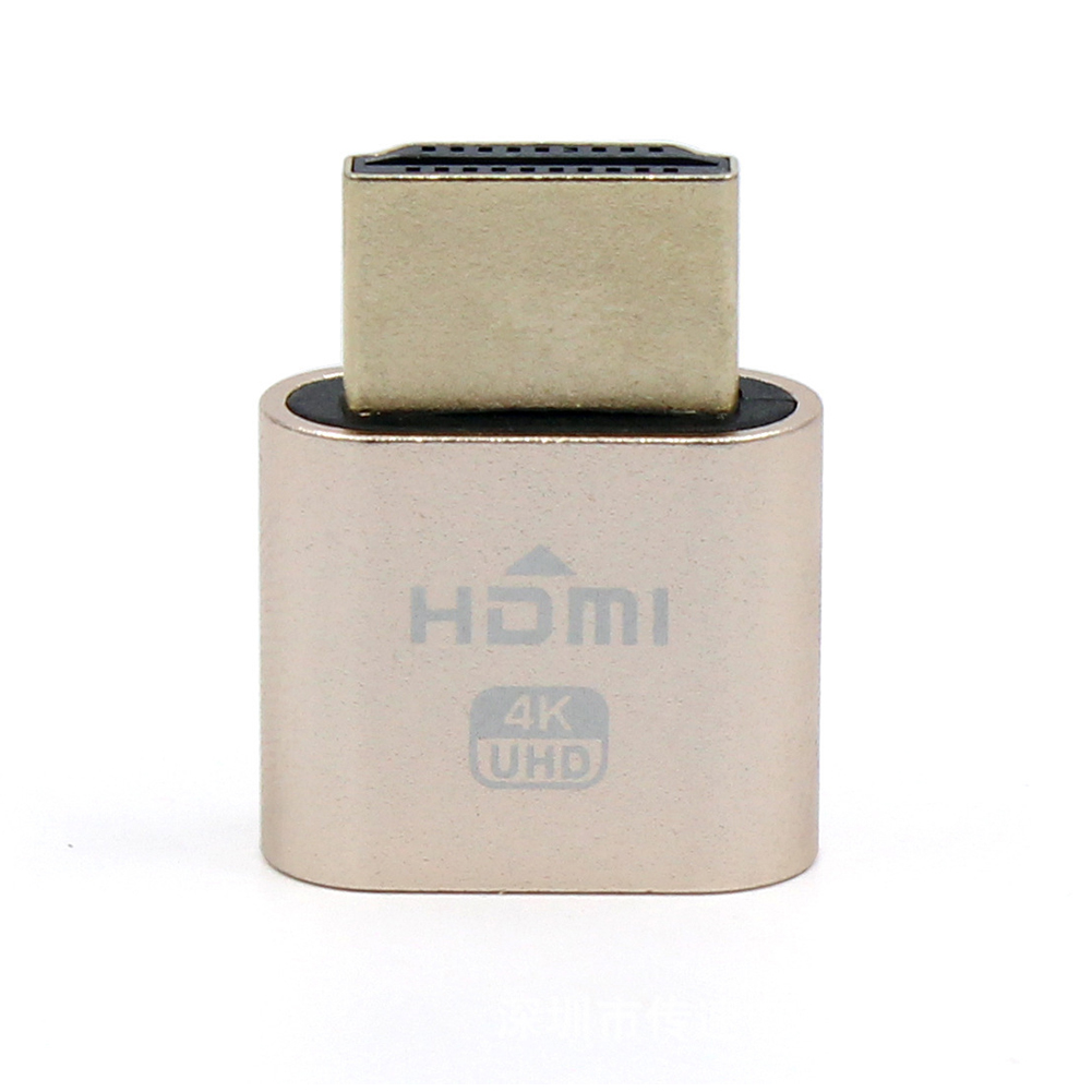 【VogueVenture】VGA Virtual Headless Display Emulator HDMI Connector ...