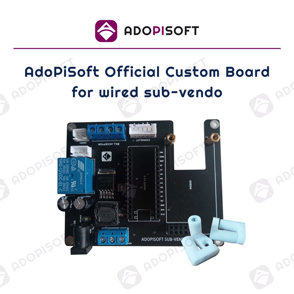 ADOPISOFT | Official Wired Sub-Vendo Custom Board - Perfect for Piso ...