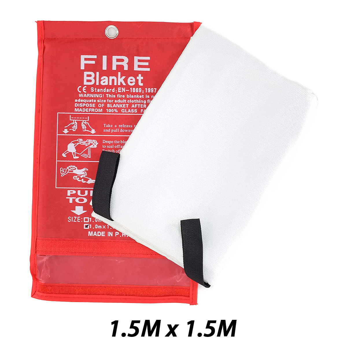 🚀[SG] Safety Fire Blanket Large Size/ Fibreglass Fire Cloth for Kitchen ...