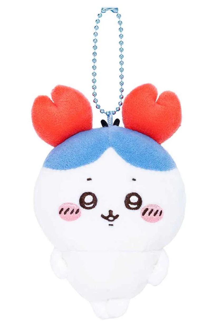 Chiikawa Hachiware Plush Keychain Kani-Hachiware from Crab & Lobster ...