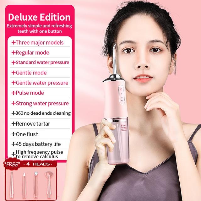 👍SG READY STOCK 360° Flushing Water Floss Teeth Oral irrigator Water ...