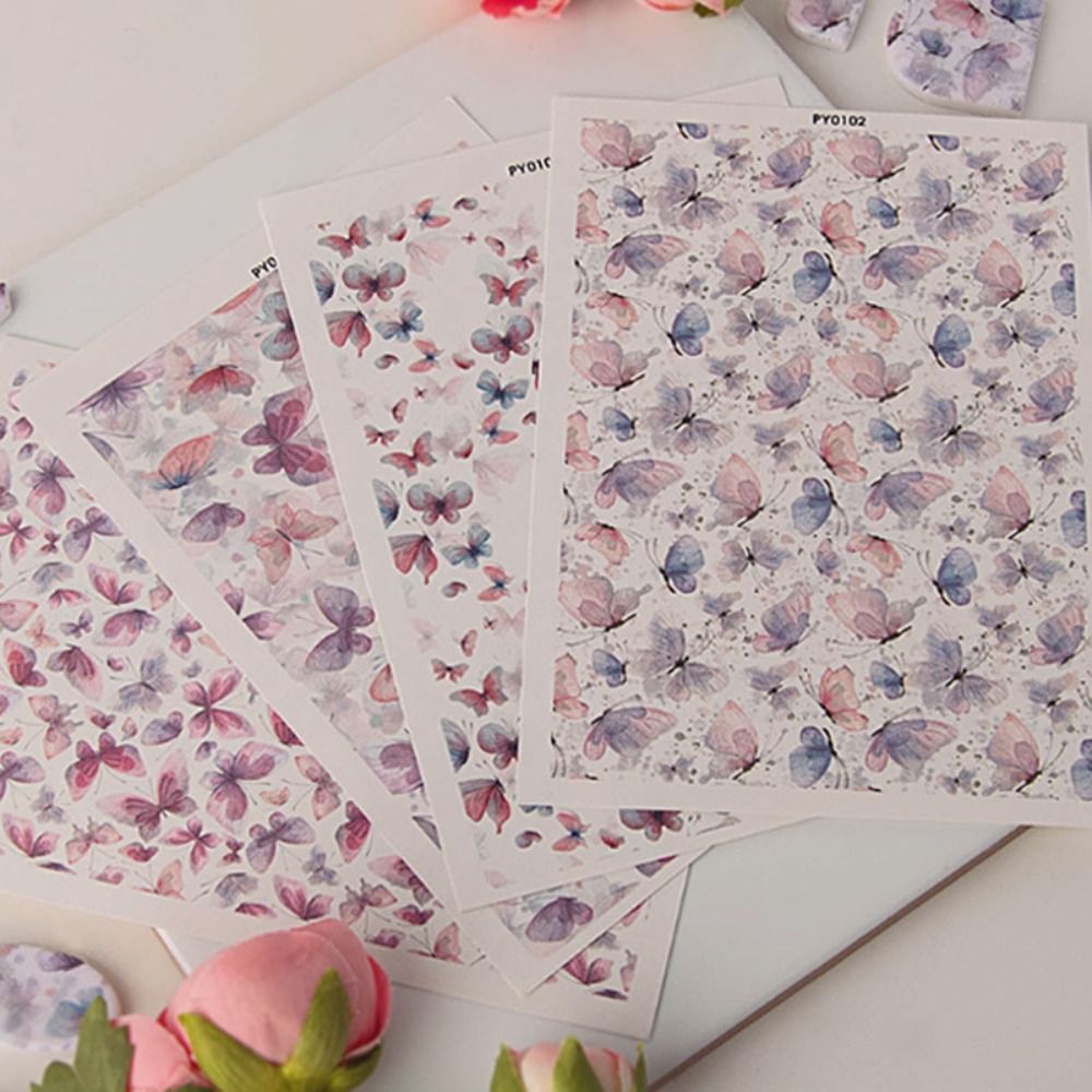 Paintings Water Soluble Pottery Painted Transfer Paper Butterfly ...