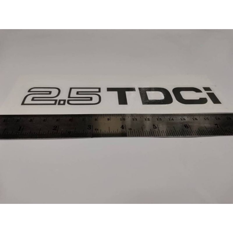 สติ๊กเกอร์แบบดั้งเดิม ติดท้ายรถ ฟอร์ด ford คำว่า 2.5 TDCi งานตัดคอม ติด ...