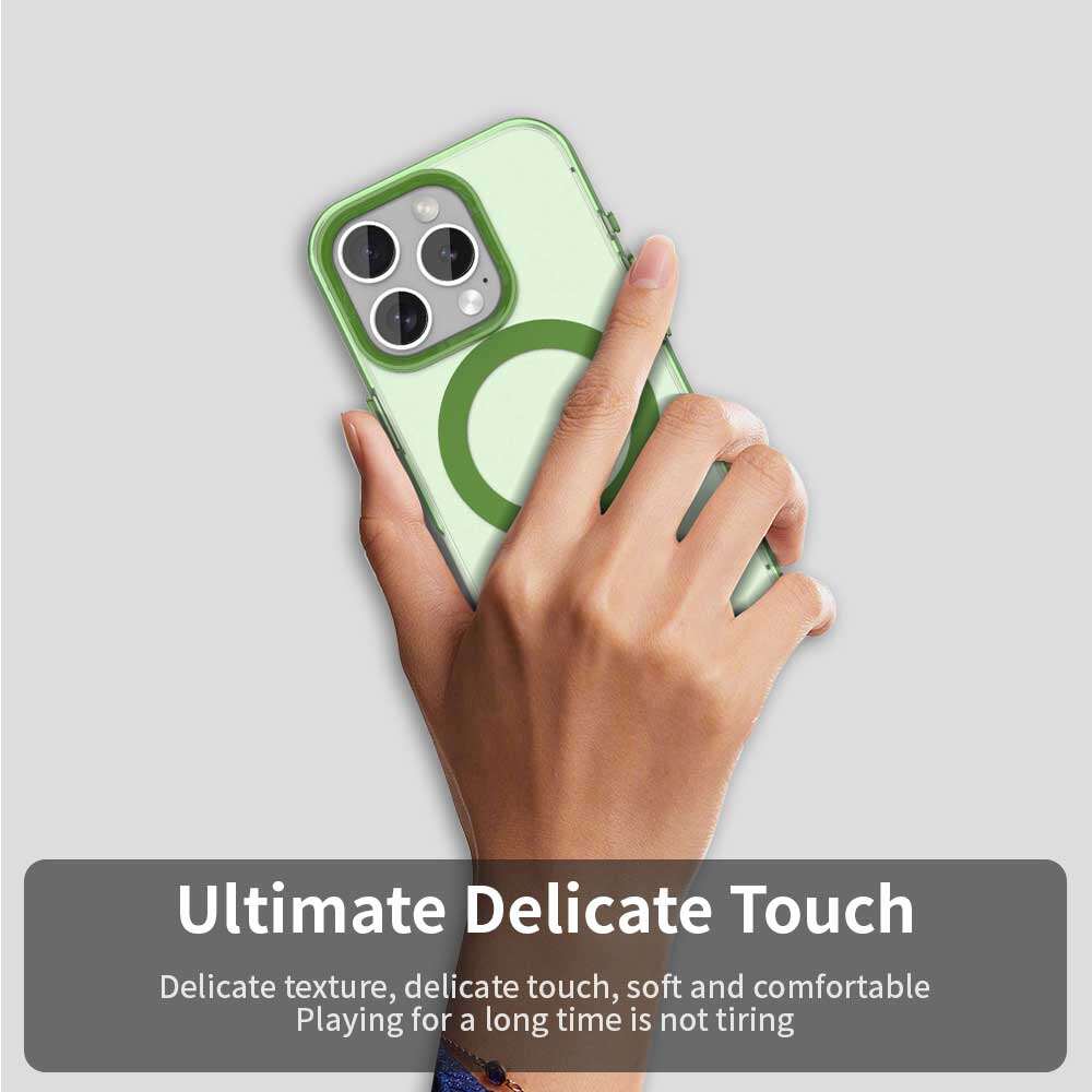 lthmy for iPhone 14 Pro Max casing magnetic translucent matte back ...