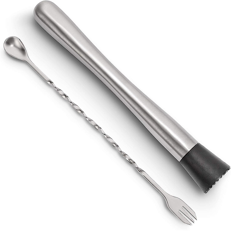 【Lowest Prices Online】 LMETJMA 10 Inch Stainless Steel Muddler and ...
