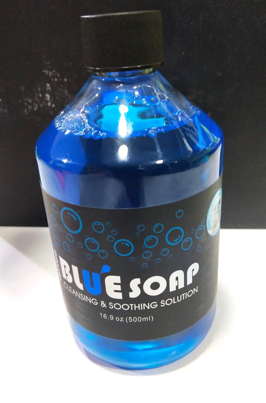 16.9 OZ Original Blue Soap tattoo Cleansing and Soothing Solution น้ำยา ...