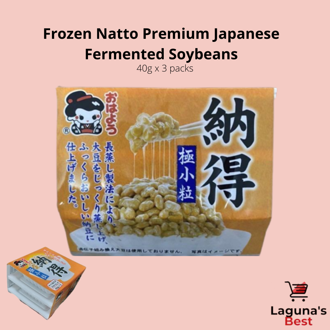 Frozen Natto Premium Japanese Fermented Soybeans 40g x 3 packs | Lazada PH