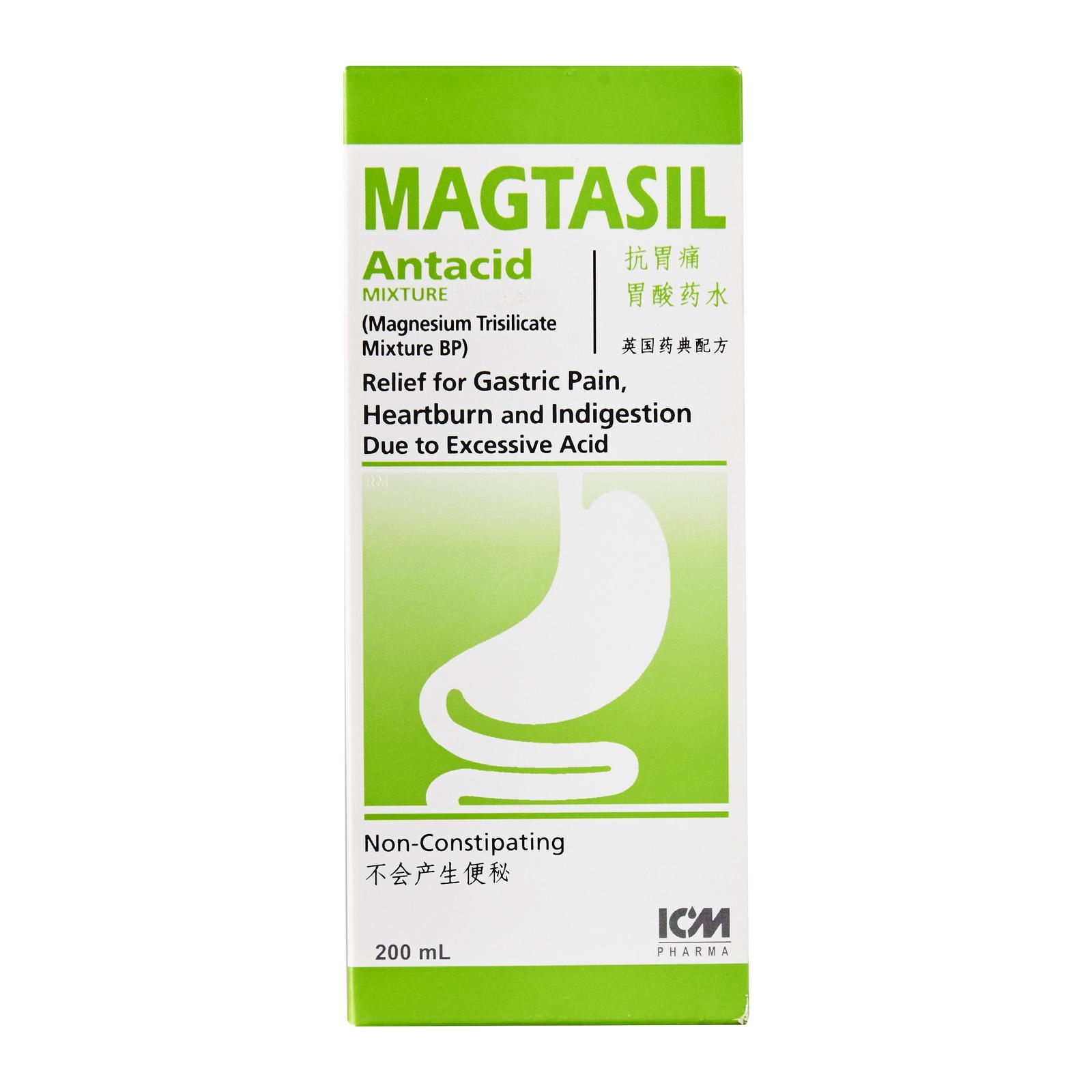 [Bundle of 2] ICM Pharma Magtasil Antacid Mixture 200Ml - By Medic ...