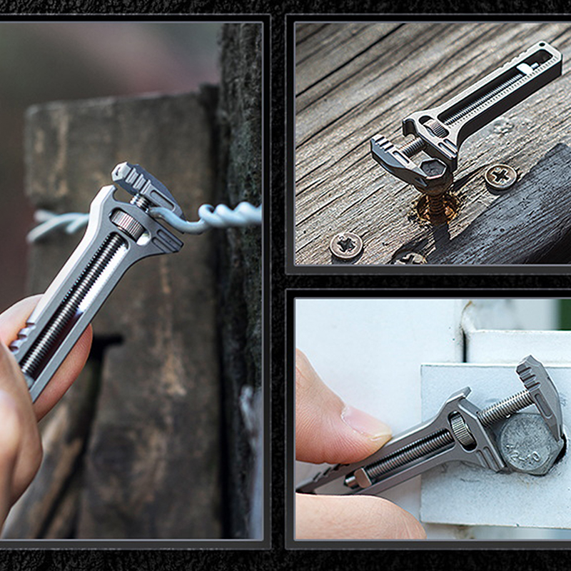 EDC Multi Tool Compact Multitool Portable Tool Key Ring Chain Pocket ...