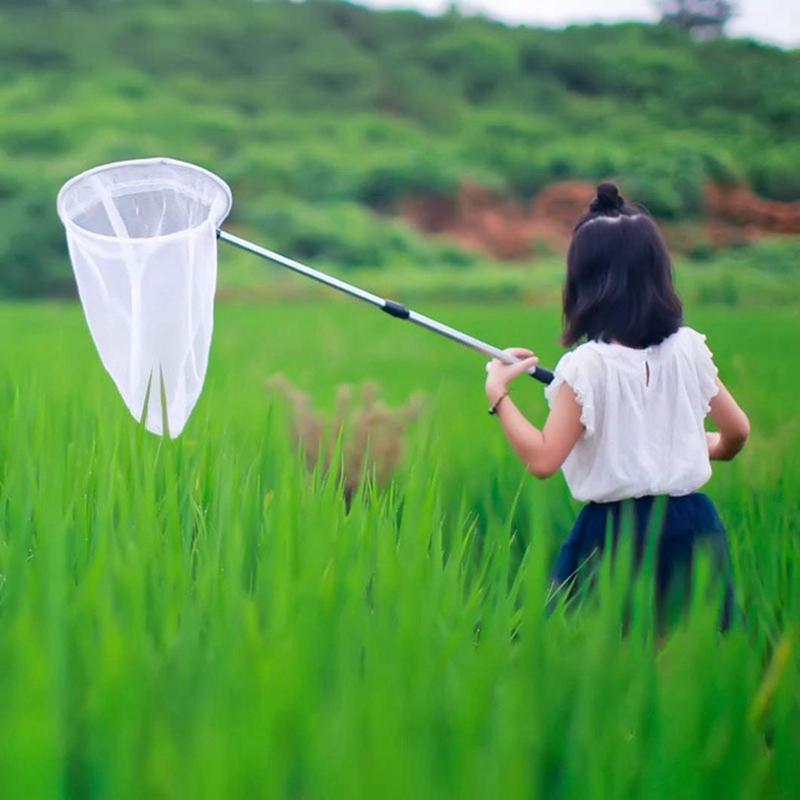 Bug Net Butterfly Catching Net Fish Nylon Net with Telescopic Handle ...