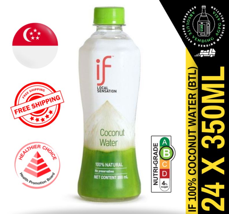 IF Coconut Water 350ML X 24 (BOTTLE) | Lazada Singapore