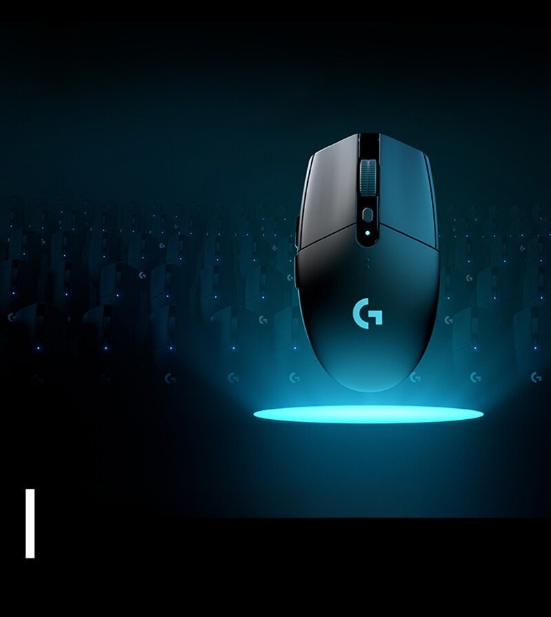 Logitech Lightspeed G304 Wireless Gaming Mouse Hero Sensor 12000DPI ...