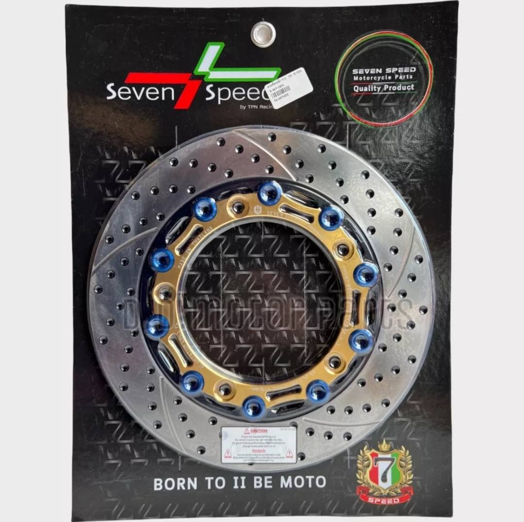 จานดิสก์เบรกหน้า X-MAX ขนาดเท่าจานเดิม 267 มิล. งาน CNC อย่างดี Seven Speed - Devil Motor Speed ...