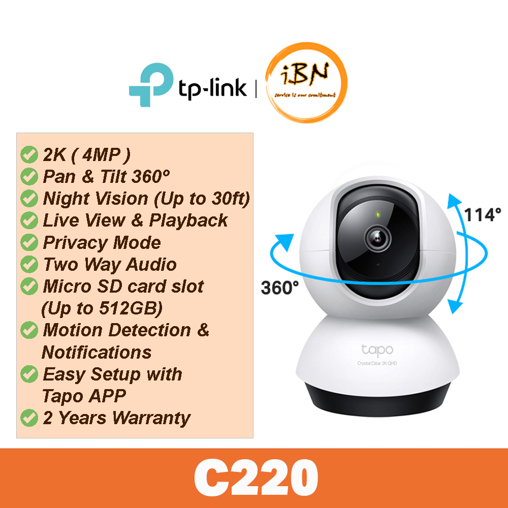 TP-Link Tapo C200 TC70 TC60 C100C110 C210 C310 HD Wifi Home Camera with Amazon Safety CLOUDSirim ...