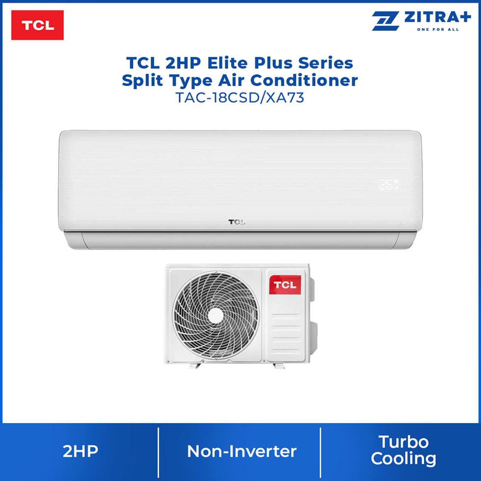 TCL 1HP/1.5HP/2HP/2.5HP Elite Plus Series Split Type Air Conditioner ...