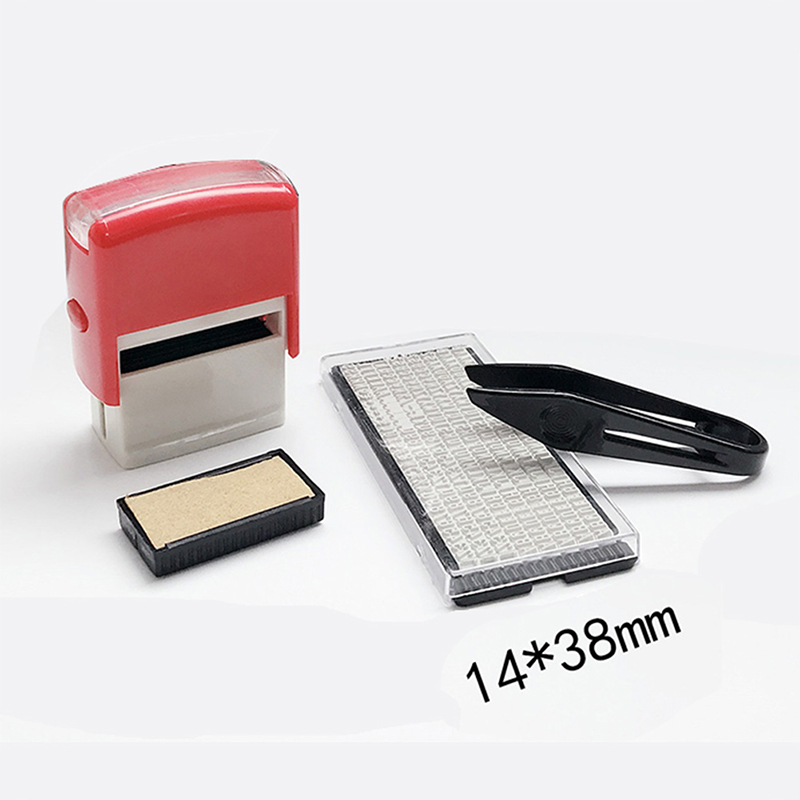 DIY Rubber Stamp Kit Personalise Self Inking Letters number symbols ...