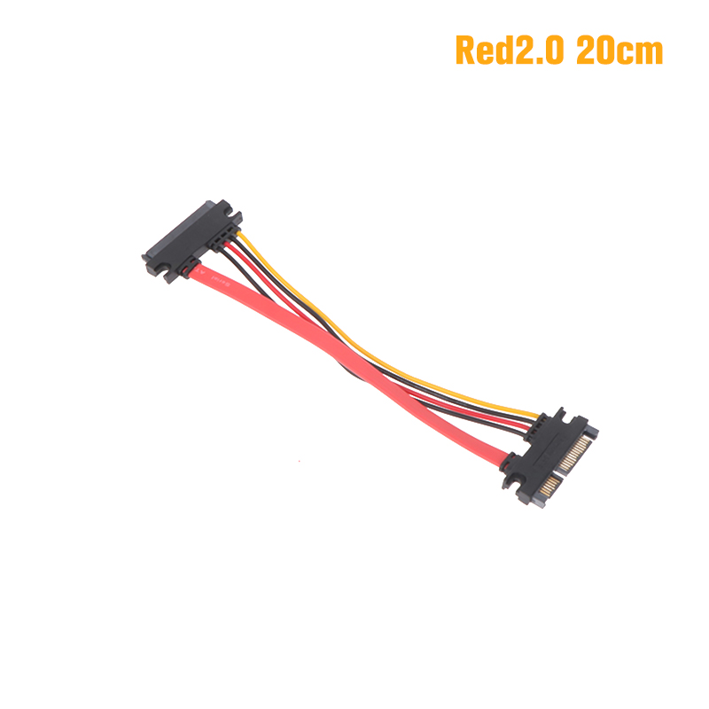SATA 22 Pin Male To Female Sata Extension Cable SATA 3 22Pin Data Power ...