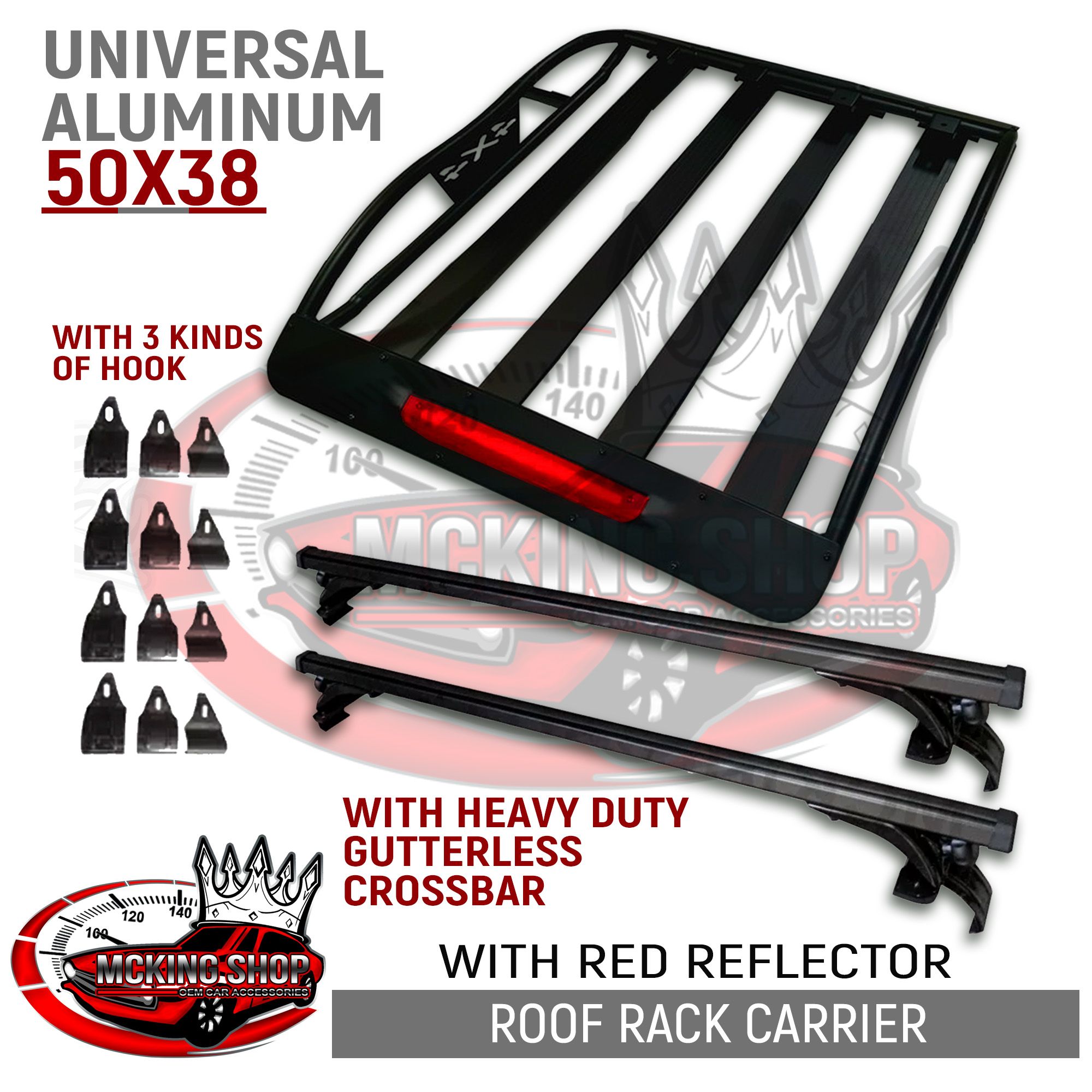 Universal 4x4 Aluminum Roof Rack / Roofrack Top Load / Topload Cargo ...