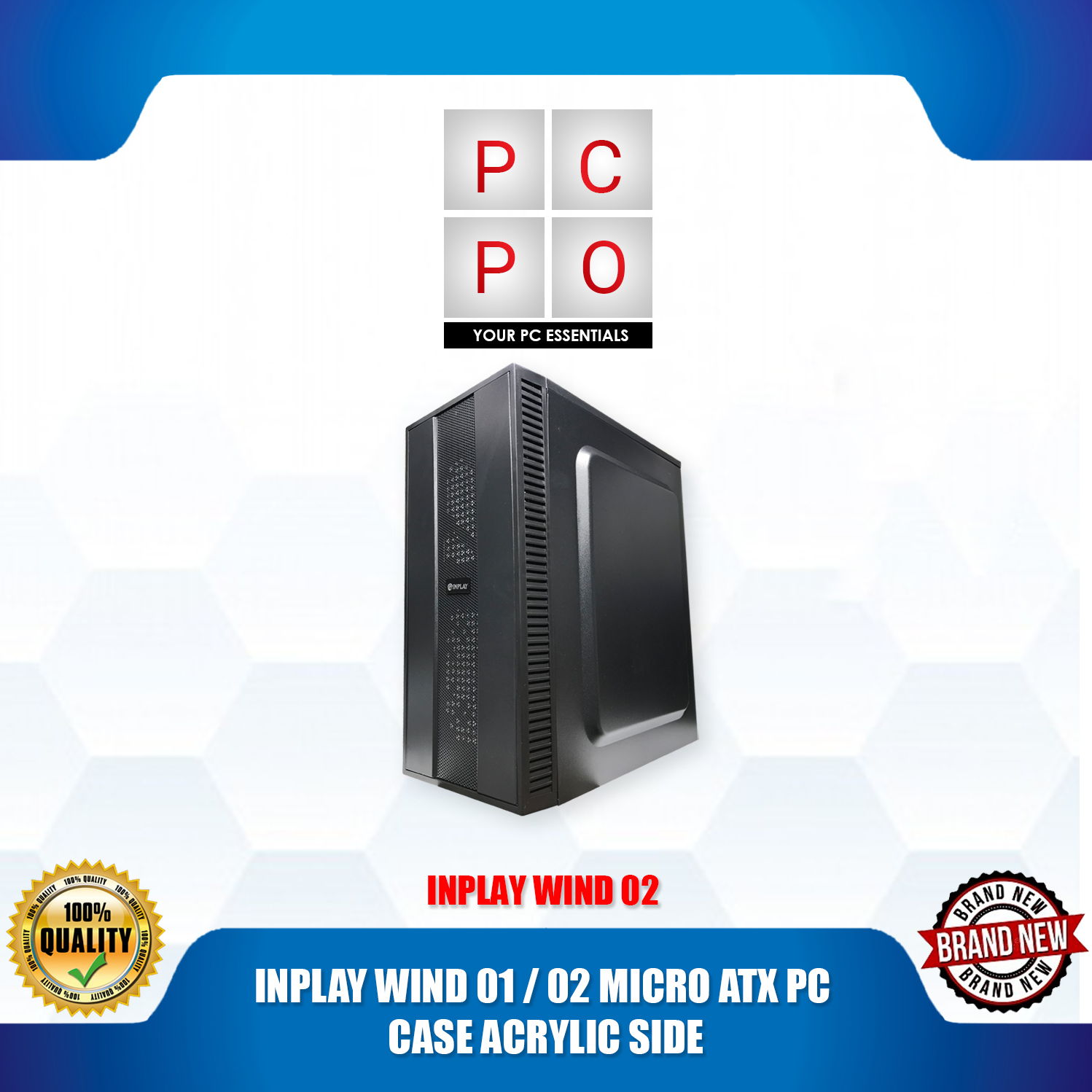 INPLAY WIND 01 / 02 MICRO ATX PC CASE ACRYLIC SIDE | Lazada PH
