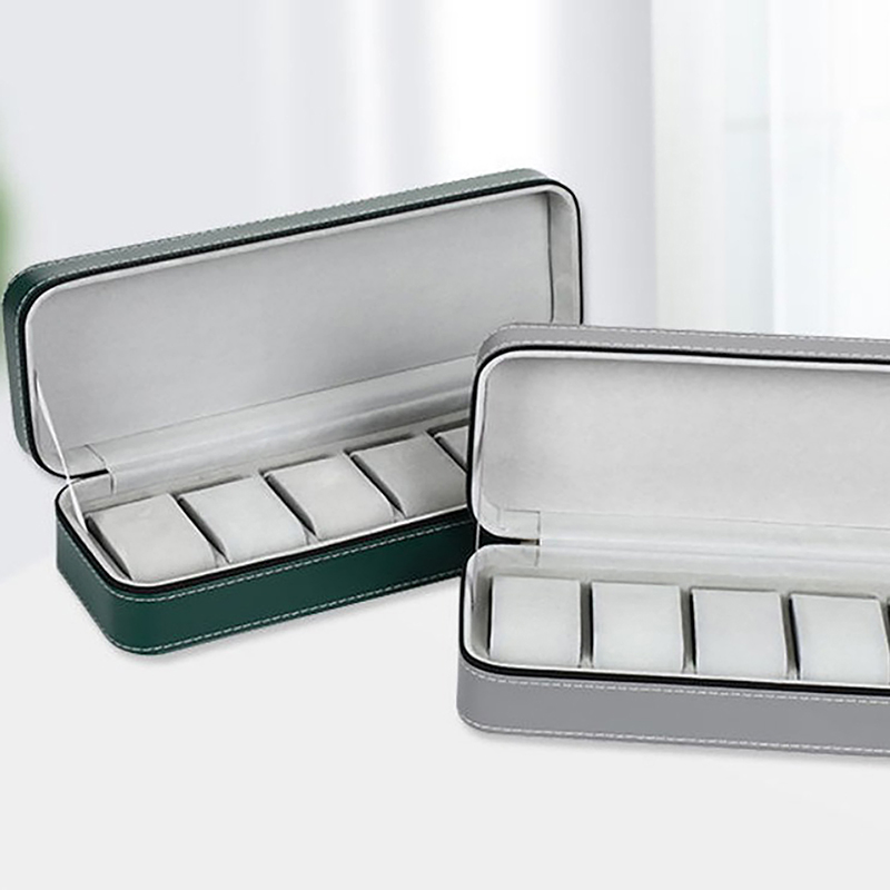 6/10/12 Slots Portable Leather Watch Box Your Watch Good Organizer ...