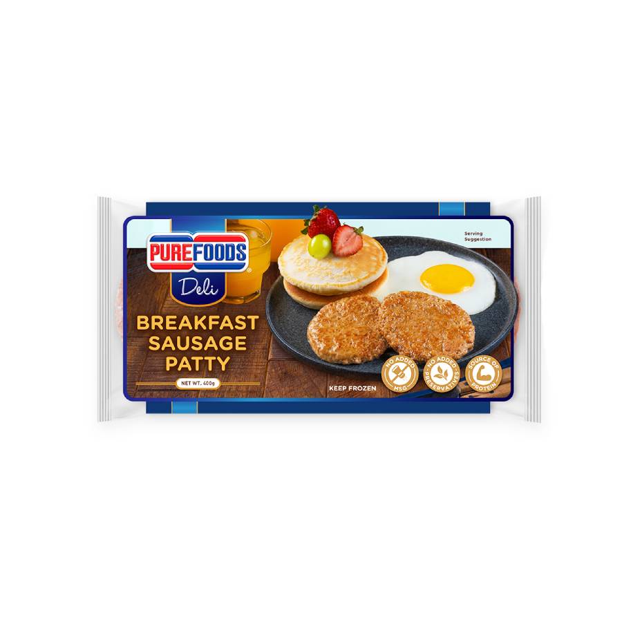 Purefoods Deli Breakfast Sausage Patty (400g) | Lazada PH