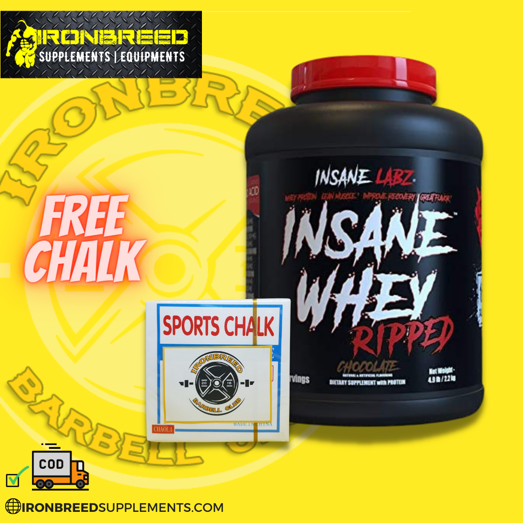 INSANE WHEY RIPPED 5lbs | FREE Lifting Chalk | Lazada PH