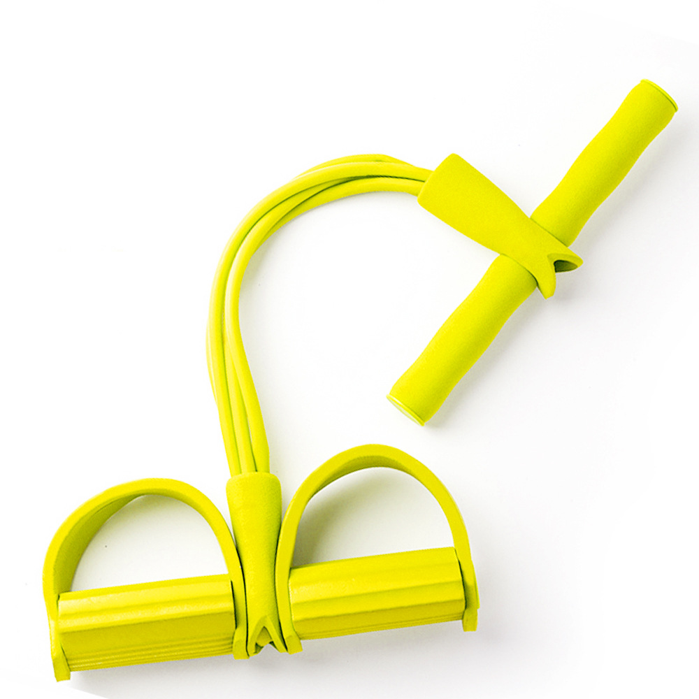 【ShopWithJoy】4 Ropes Pull Rope Elastic Resistance band Exercise Body ...