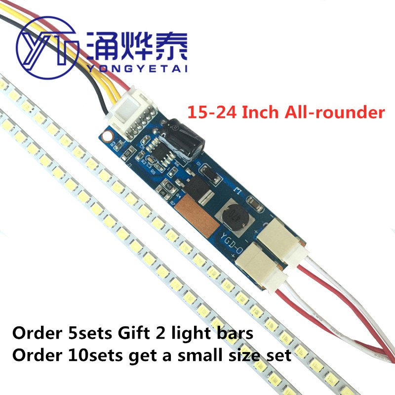 【Mary DAI Store】YYT LED Backlight Lamps Update kit 15 17 19 20 22 24 inch LCD retrofit led kit ...