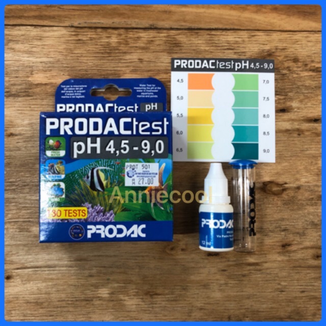 PRODAC PH TEST KIT (HIGH RANGE 4.5 - 9.0)- 130 tests | Lazada