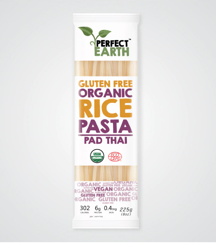 Perfect Earth Organic Gluten Free Pad Thai Rice Pasta - 100% USDA ...