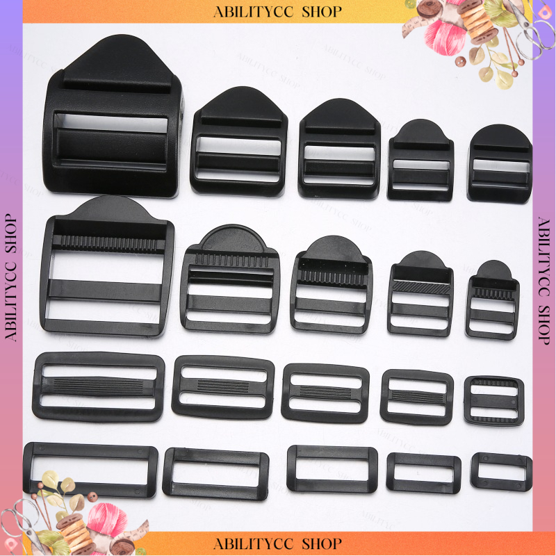 Backpack Strap Buckle Bag Buckle Ladder Lock Adjuster Plastic Buckle ...