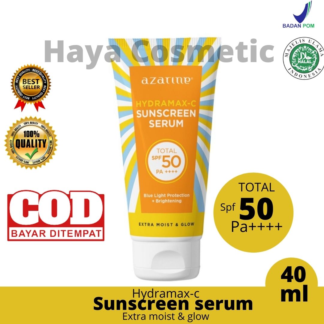 AZARINE Hydramax-C Sunscreen Serum SPF 50 PA++++ 40ml BPOM | Lazada ...