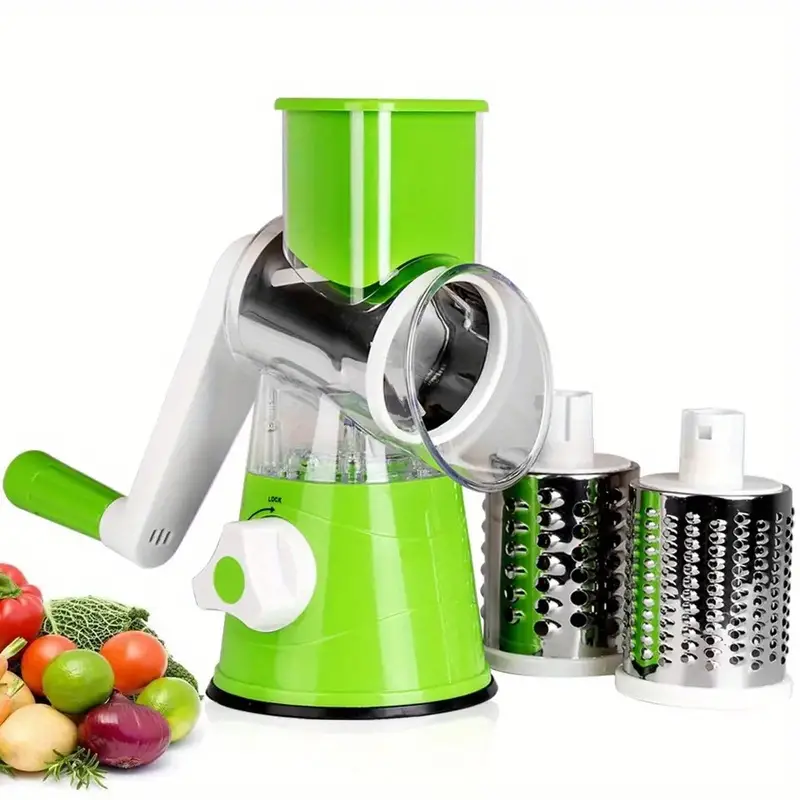Tabletop Drum Grater Slicer Cutter Grinder Vegetable Meat Grater Grater ...
