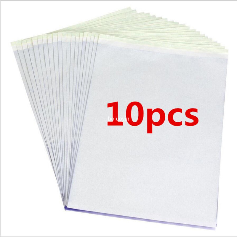 10pcs/set Tattoo Stencil Carbon Thermal Tracing Hectograph Transfer ...