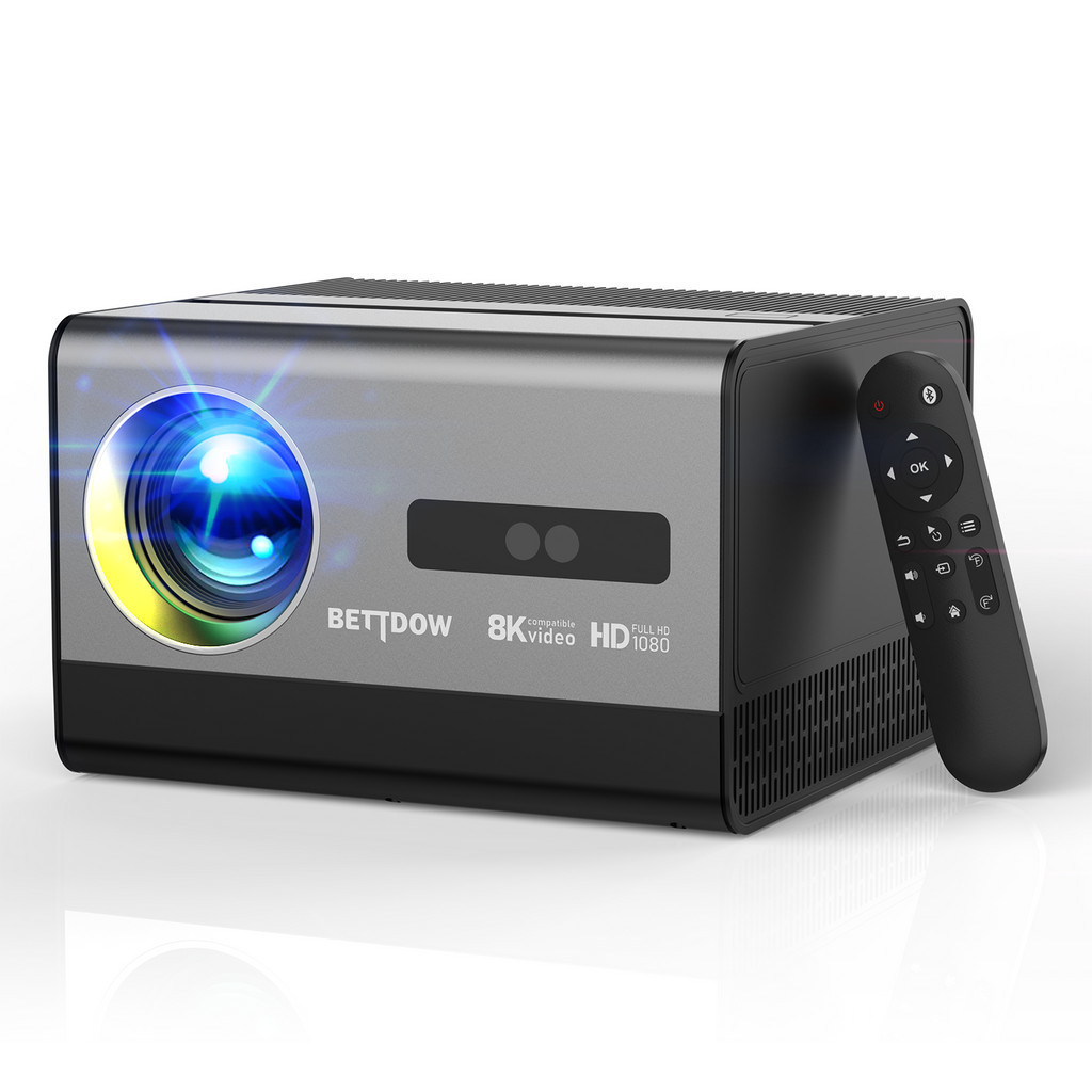 GOOJODOQ Projector 8K โปรเจคเตอร์มินิ 1080P 8K สำหรับโทรศัพท์ ...