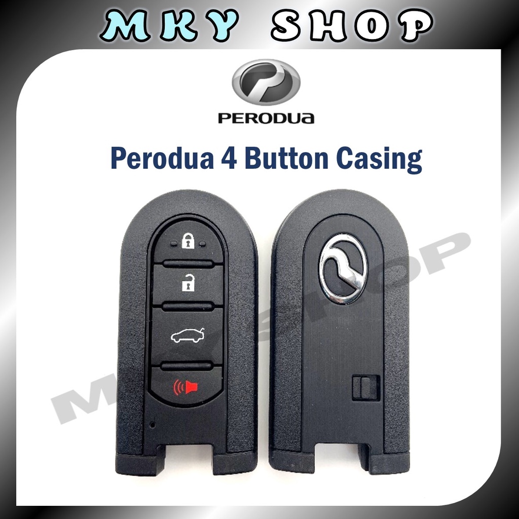 ※Perodua Bezza Myvi Axia Aruz Smart Key Cover Case Replacement 替换壳 ...