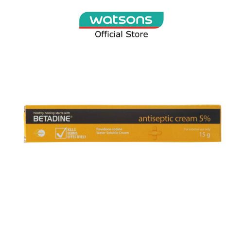 BETADINE Antiseptic Cream 5% 15g | Lazada Singapore