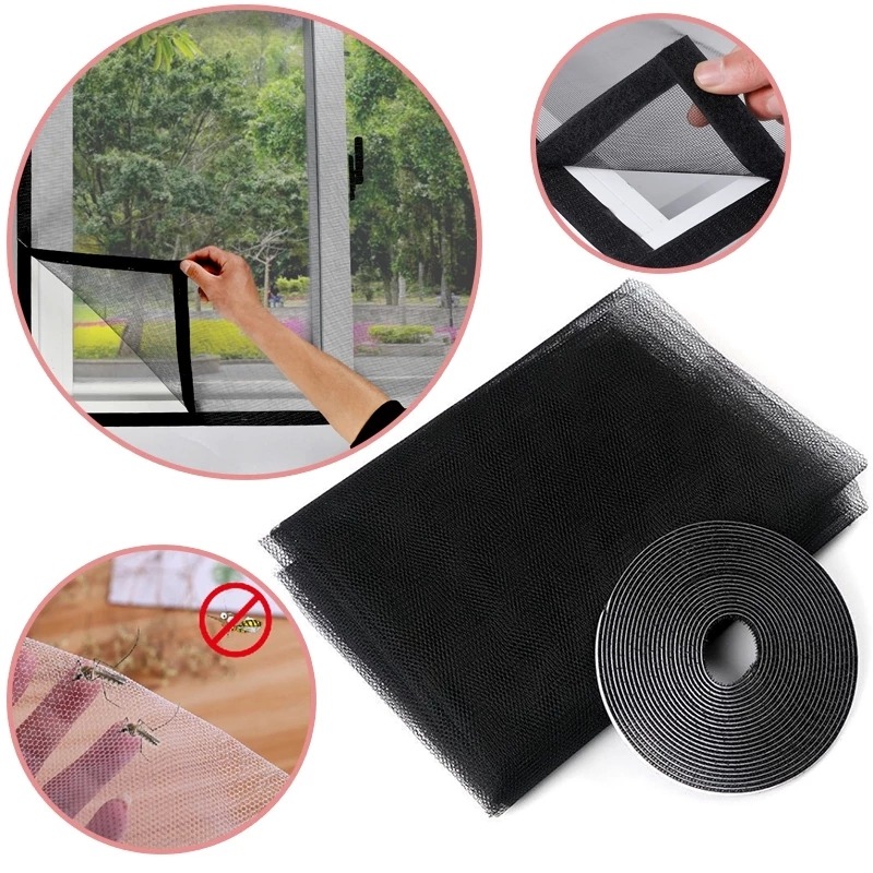 Creative Insect-proof Self-adhesive Invisible Window Screen Encrypted ...