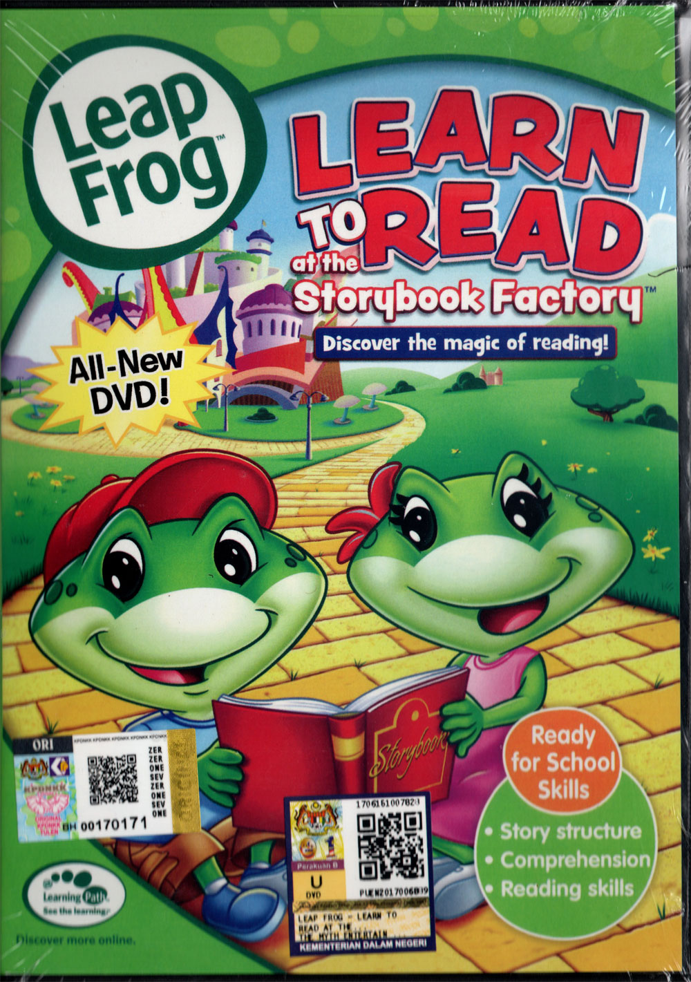DVD Cartoon Children Education Leap Frog Learn To Read At The Storybook ...