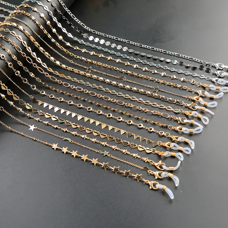 kissme Mask Sunglasses Chains For Women Gold Silver Color Various ...