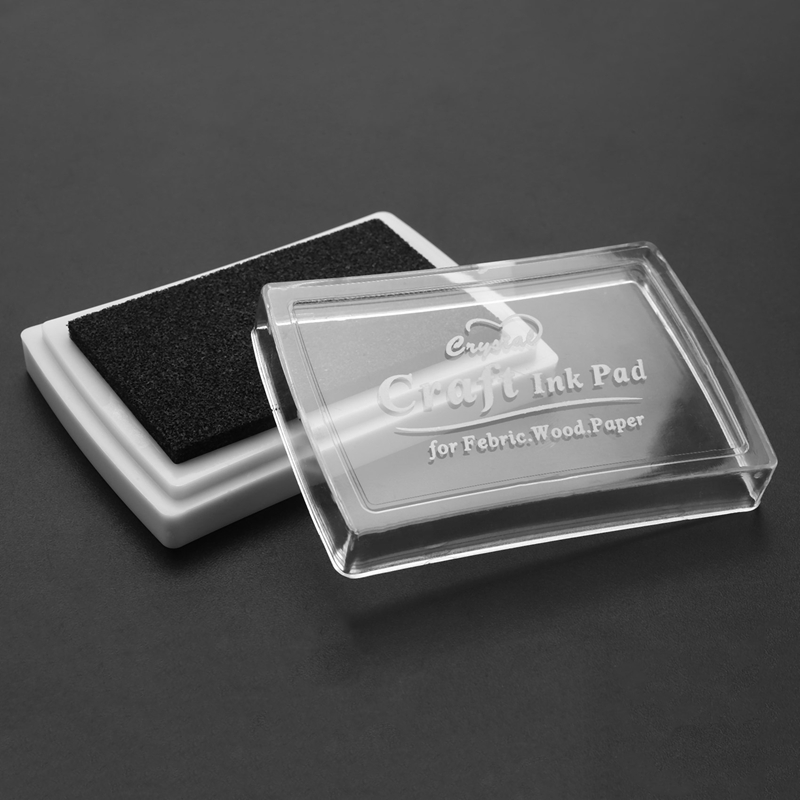 【Trick or Treat Alliance Mall】Black Ink Pad Inkpad Rubber Stamp Finger Print Craft Safe | Daraz ...