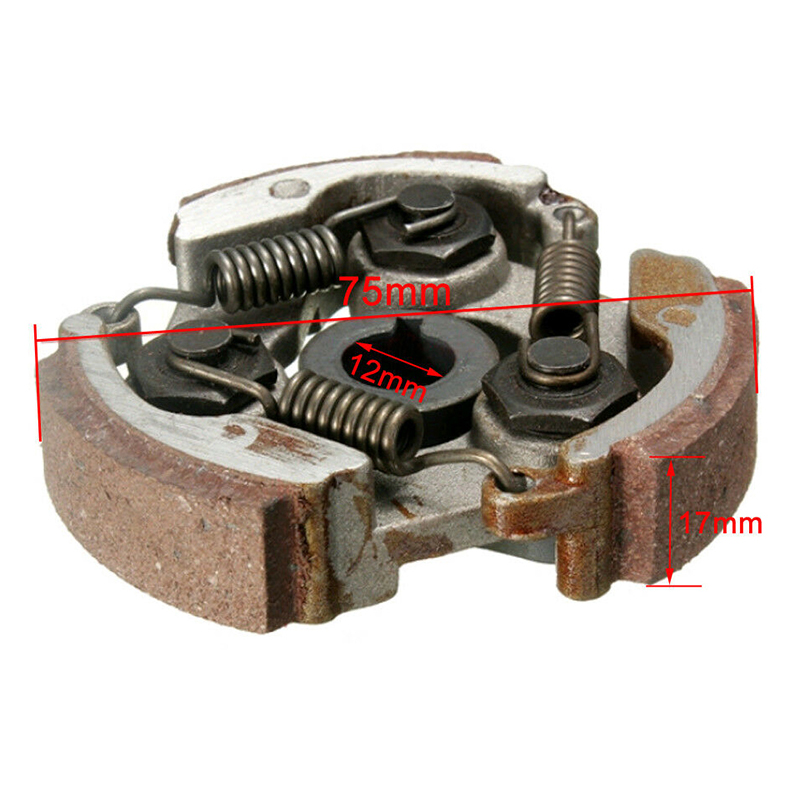 47cc 49cc Centrifugal Clutch Pad Mini Moto Quad Dirt Bike Atv 3 Shoe ...