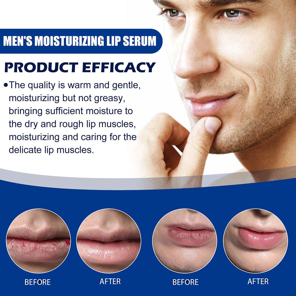 Men Lip Serum Balm Hydrating Lip Moisturizer Cream Care Beauty Skin ...