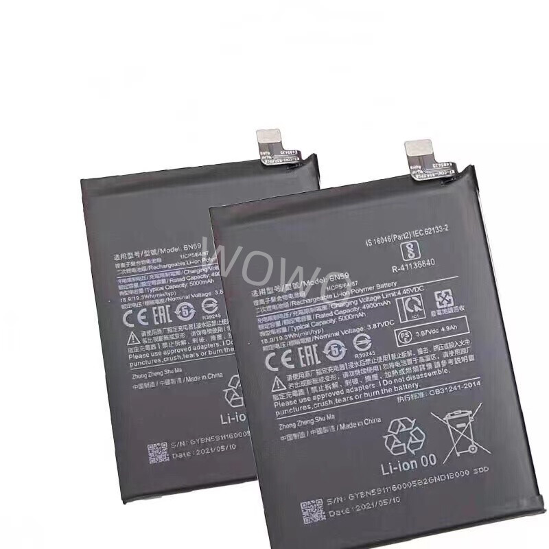 แบตmi Battery For Xiaomi Redmi Note8, Note9S, Note10, Note9 Pro, Note11 ...