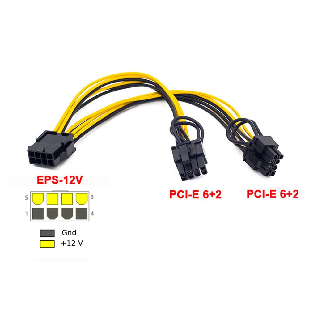 Connectors Accessories PCIE Power Cable Extension Cable Power line ...