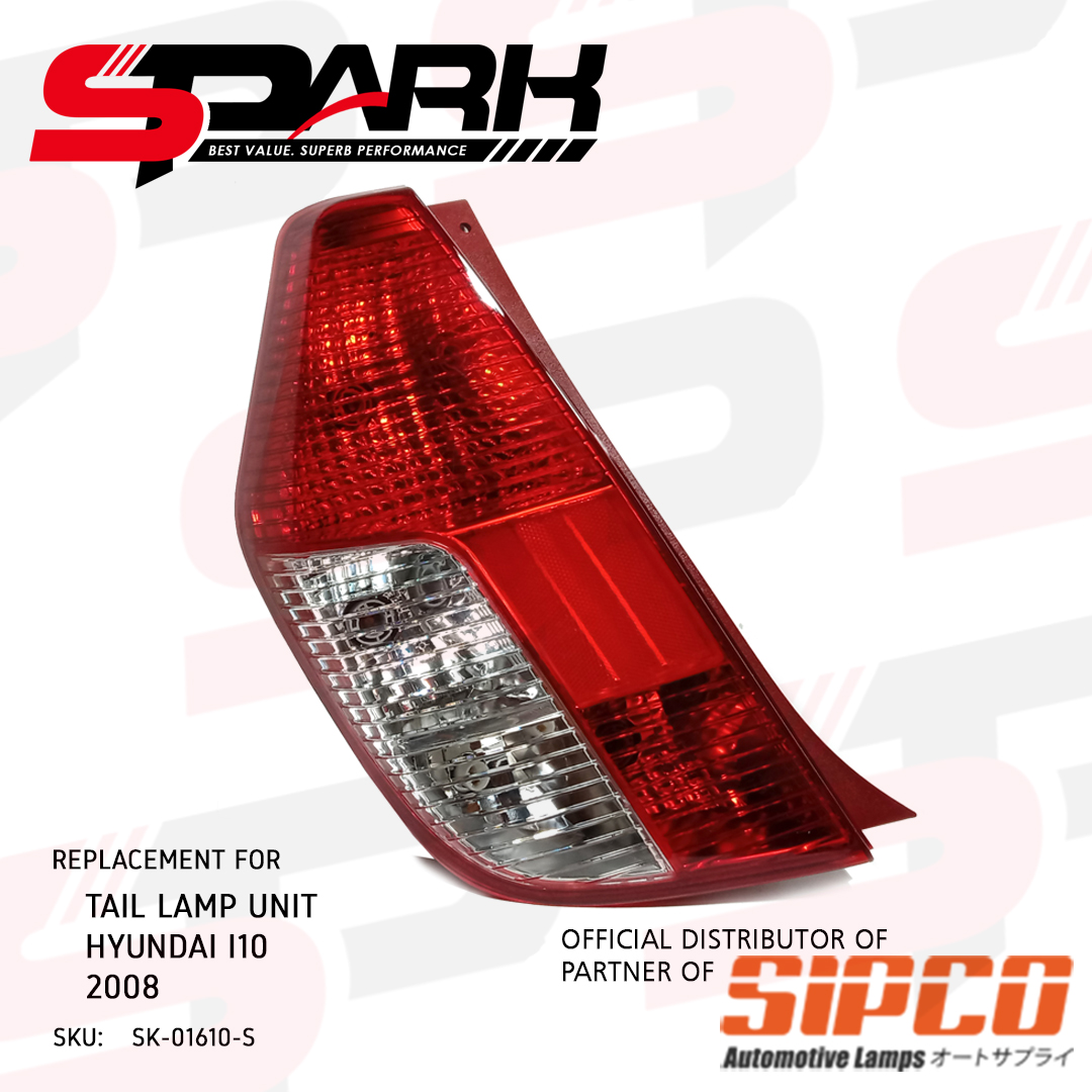 Tail Lamp Tail & Stop Light Rear Lamp for Hyundai i10 2008 - 2010 92401 ...